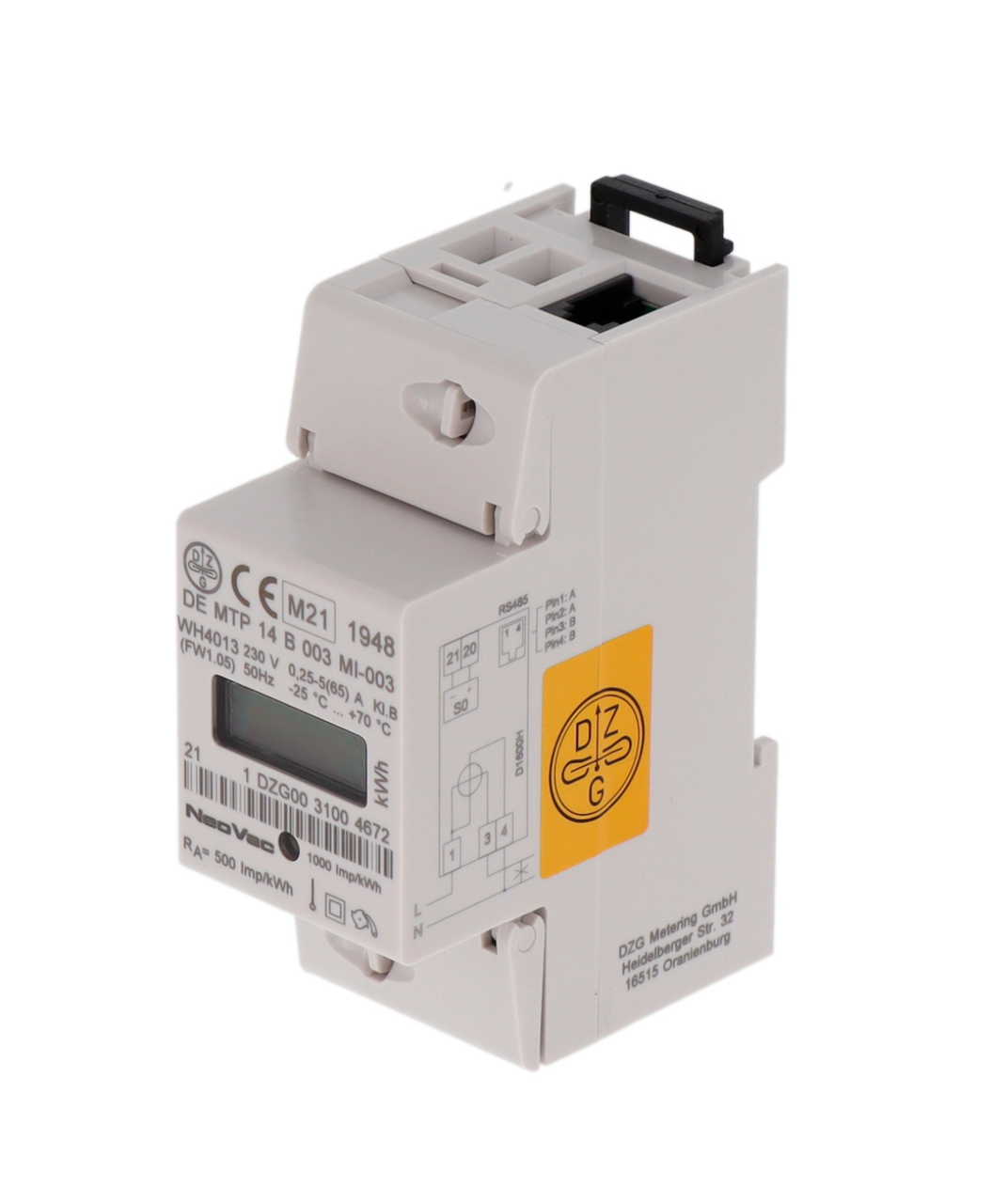Compteur électrique NeoVac WH4013 Modbus